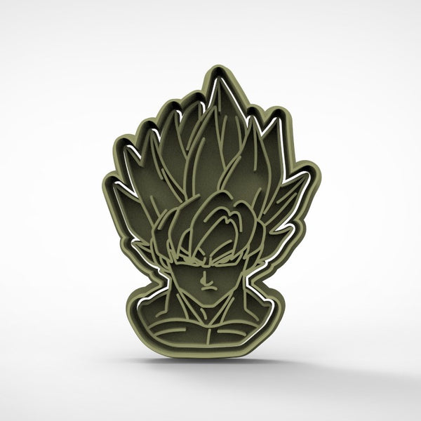 Dragon Ball Z Goku Face V2 – BAKE MY SWEET DAY