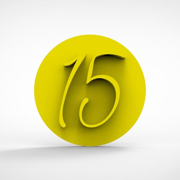 Number 15 Stamp – BAKE MY SWEET DAY